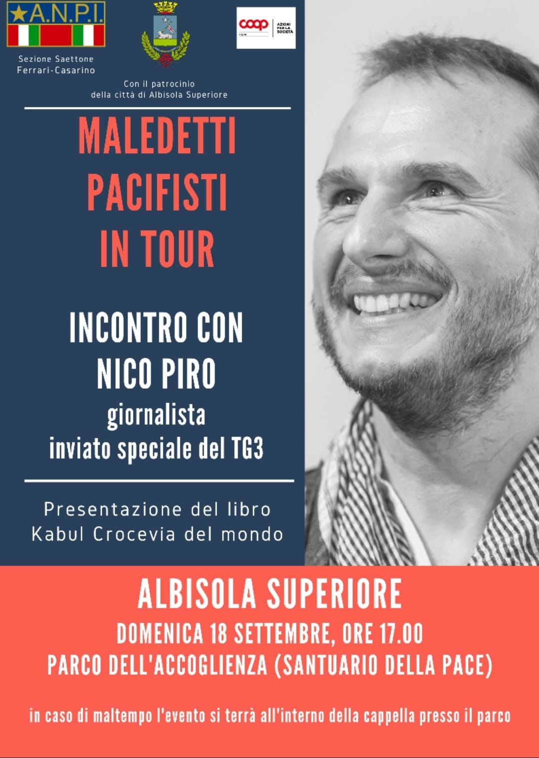 Maledetti pacifisti in tour. Incontro con Nico Piro - Lanuovasavona.it